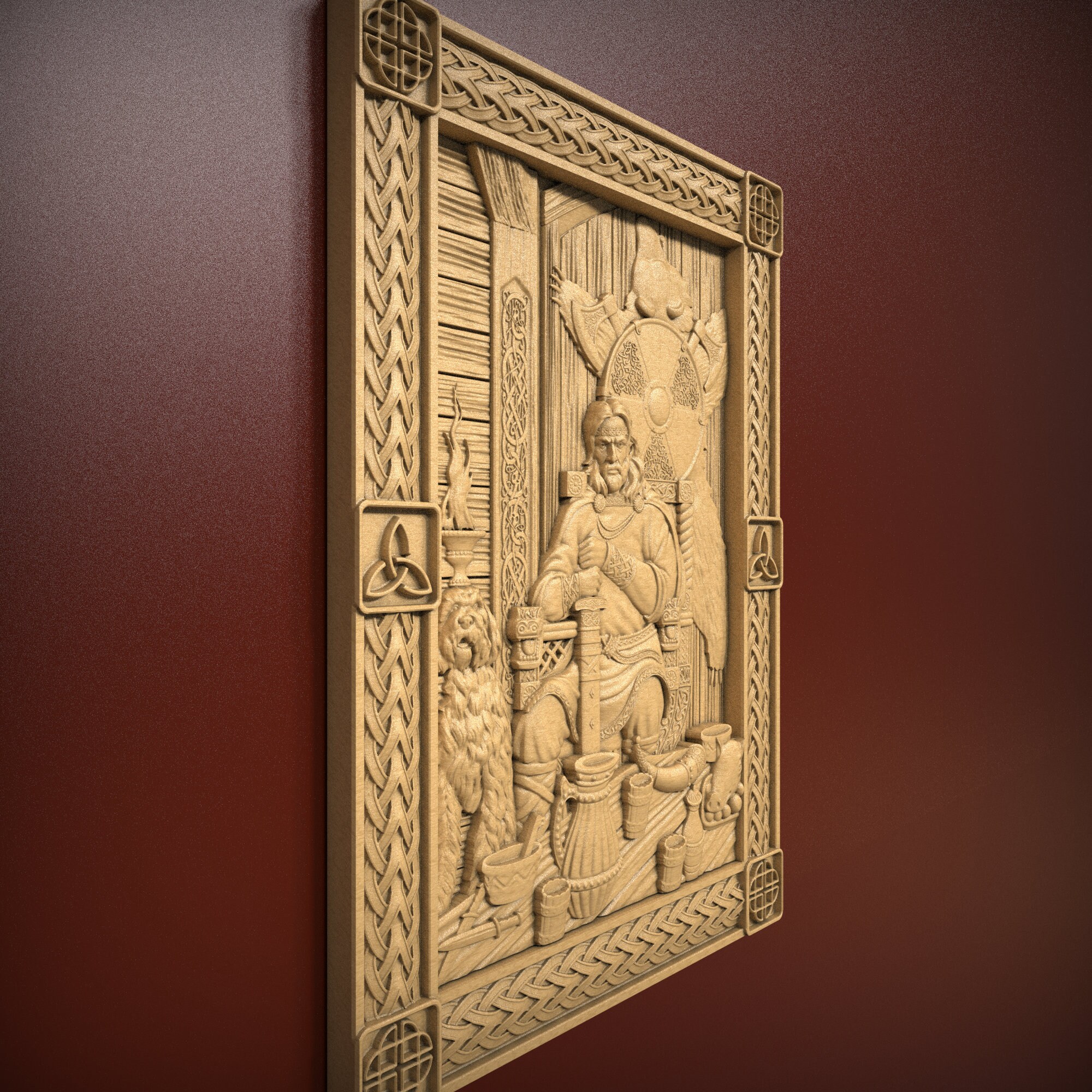 Viking, STL Relief File for CNC Router Carving, Engraving - Etsy