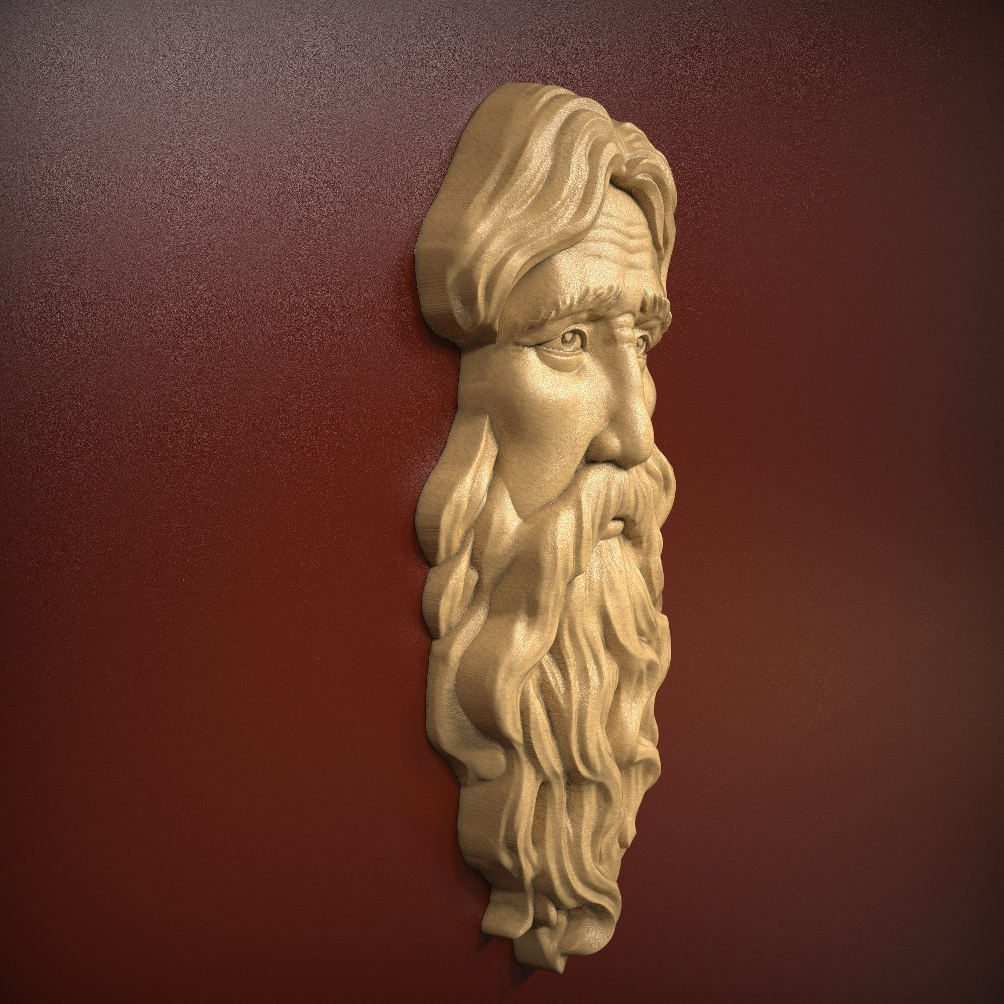 Old Man, STL Relief File for CNC Router Carving, Engraving - Etsy