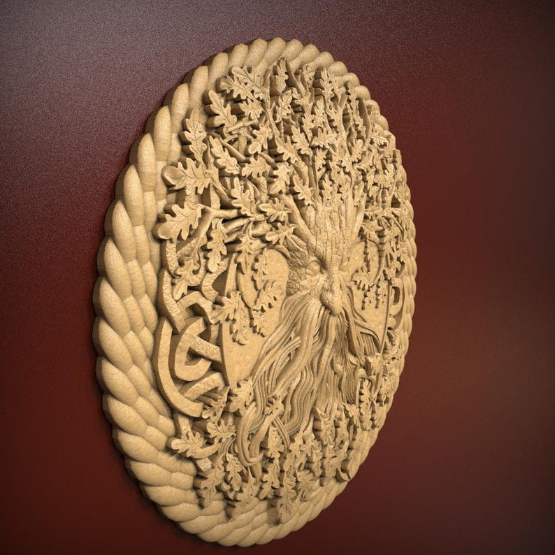Wood Spirit, STL Relief File for CNC Router Carving, Engraving - Etsy