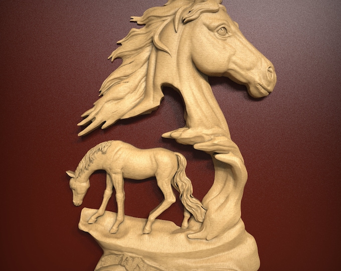 Wild Animals, STL Relief File for CNC Router Carving, Engraving - Etsy ...