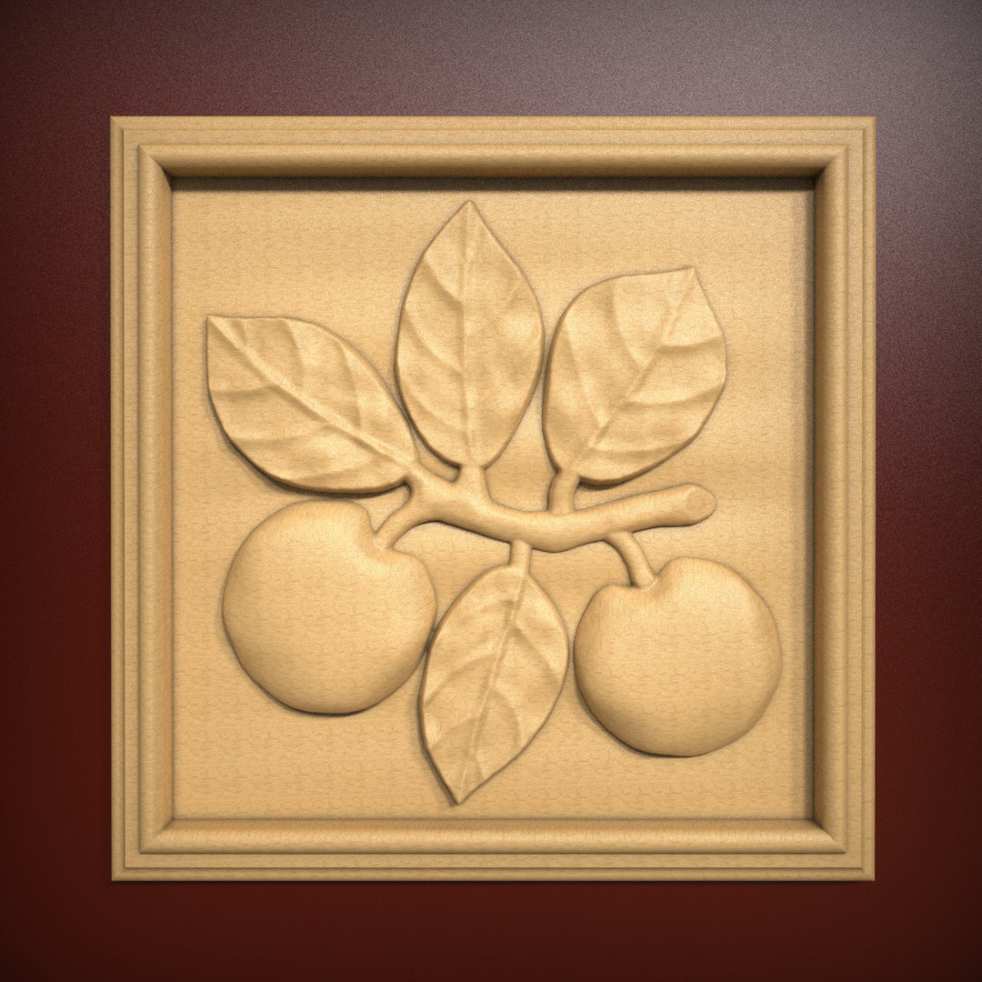 Fruit, STL Relief File for CNC Router Carving, Engraving - Etsy