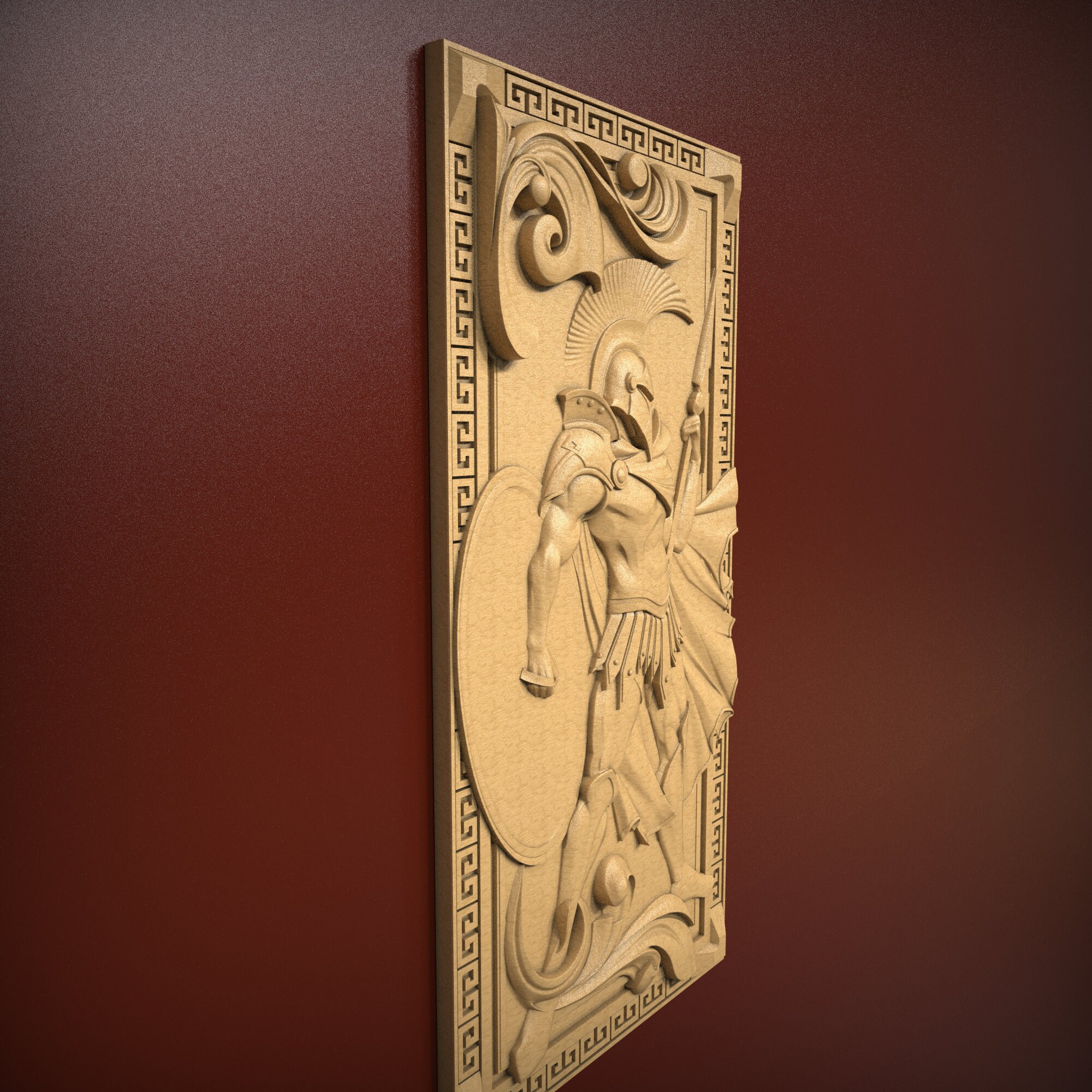 Spartan, 3D STL Relief File for CNC Router Carving, Engraving - Etsy