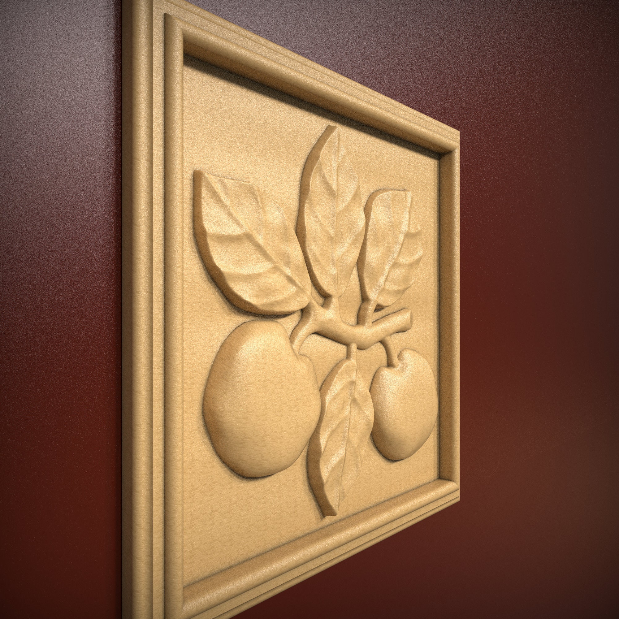 Fruit, STL Relief File for CNC Router Carving, Engraving - Etsy
