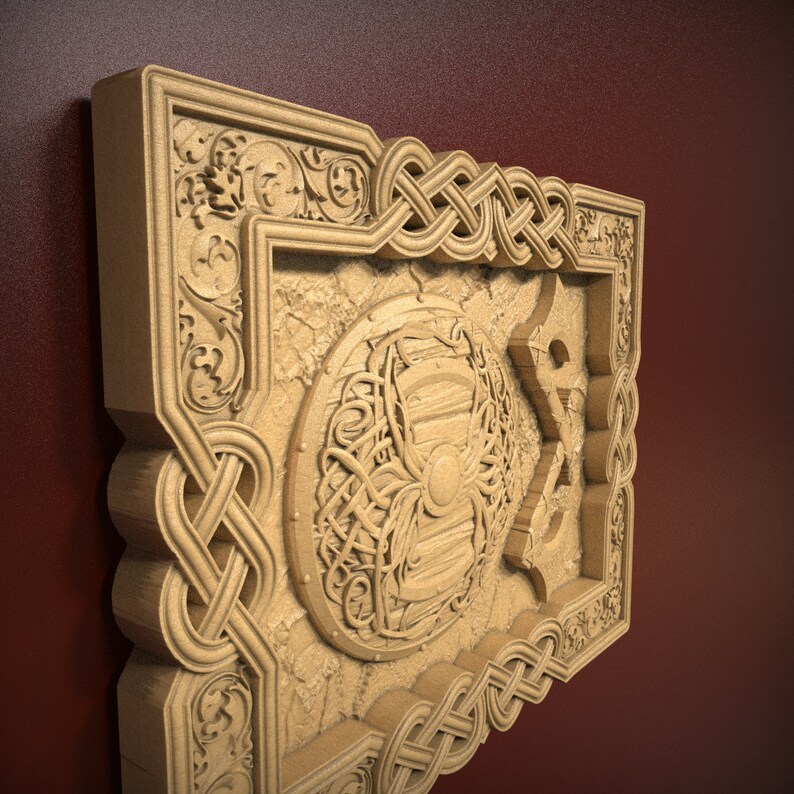 Viking Art, STL Relief File for CNC Router Carving, Engraving - Etsy