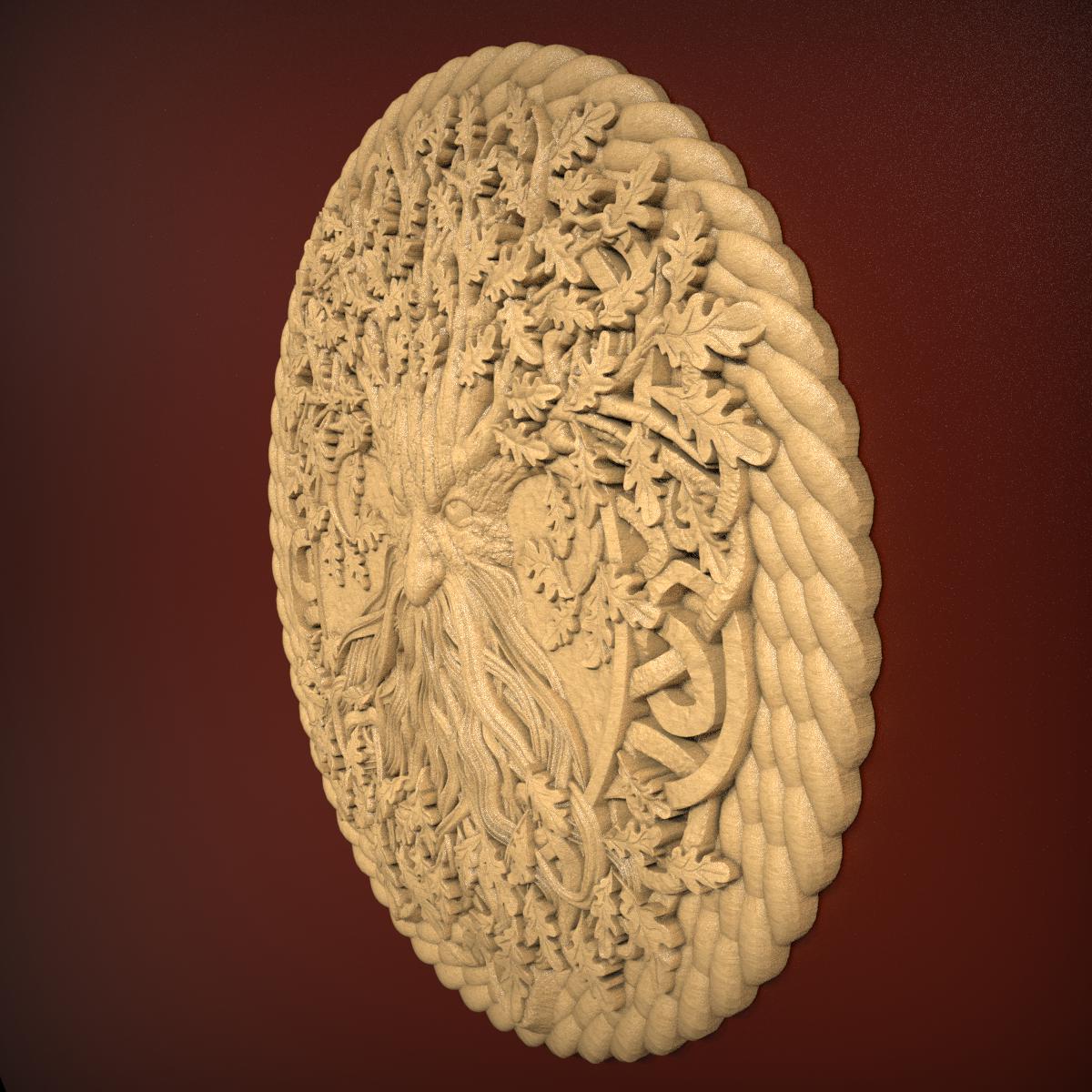 Wood Spirit, STL Relief File for CNC Router Carving, Engraving - Etsy