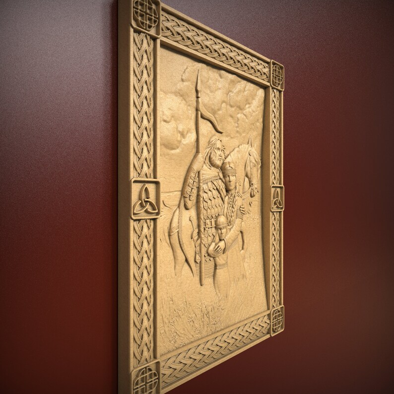 Viking Family STL Relief File for CNC Router Carving - Etsy
