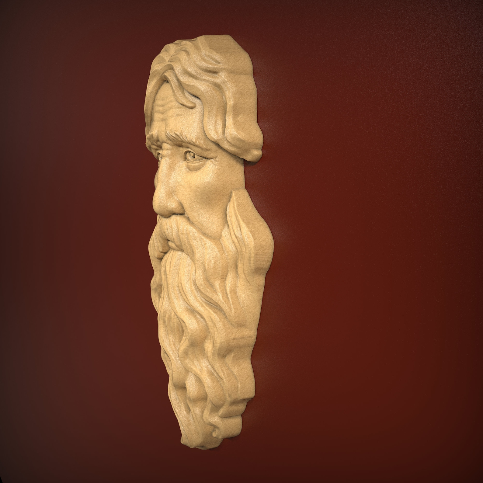 Old Man, STL Relief File for CNC Router Carving, Engraving - Etsy