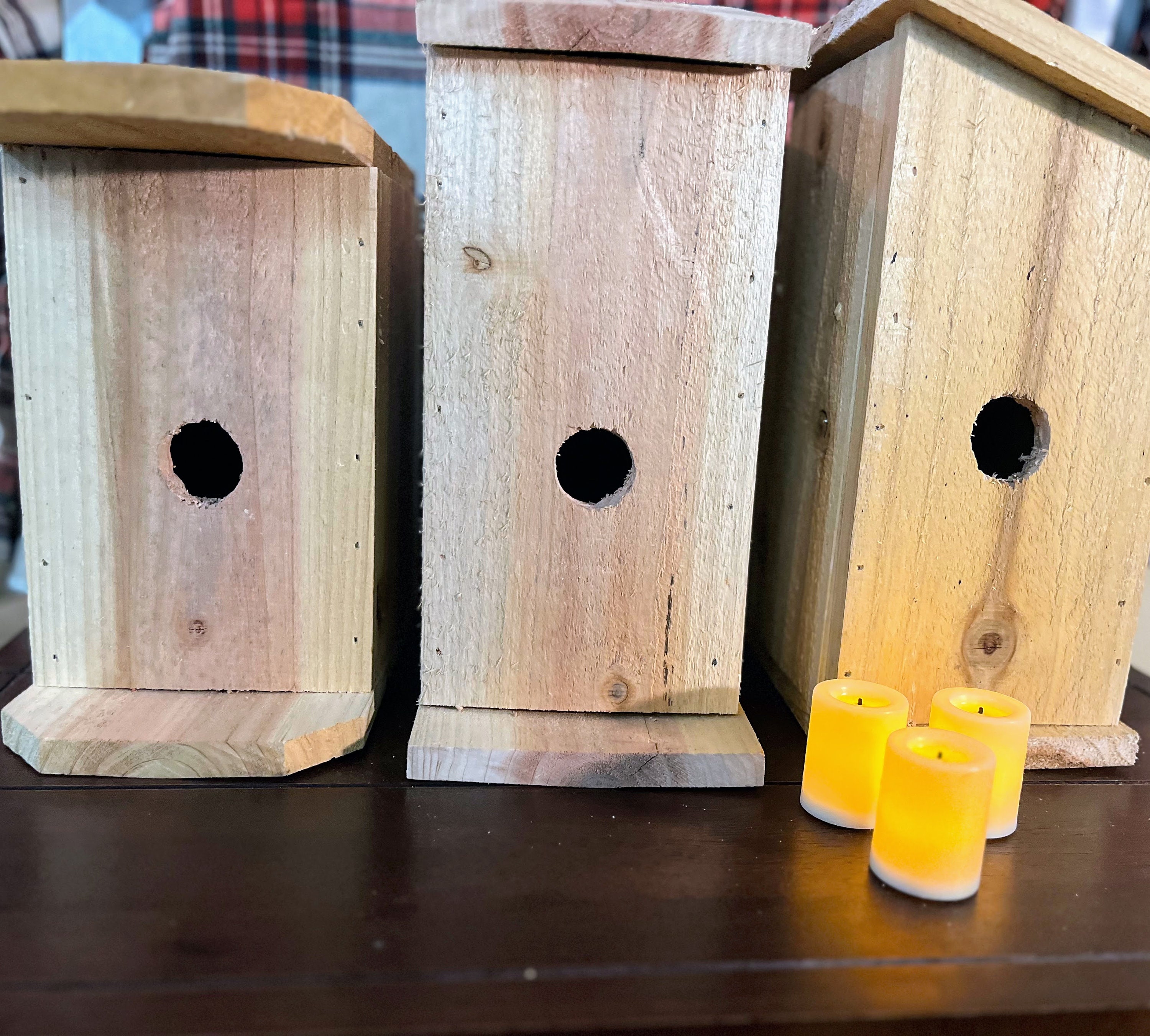Cedar Birdhouses/nesting Boxes for Wrens, Finches, Bluebirds ...