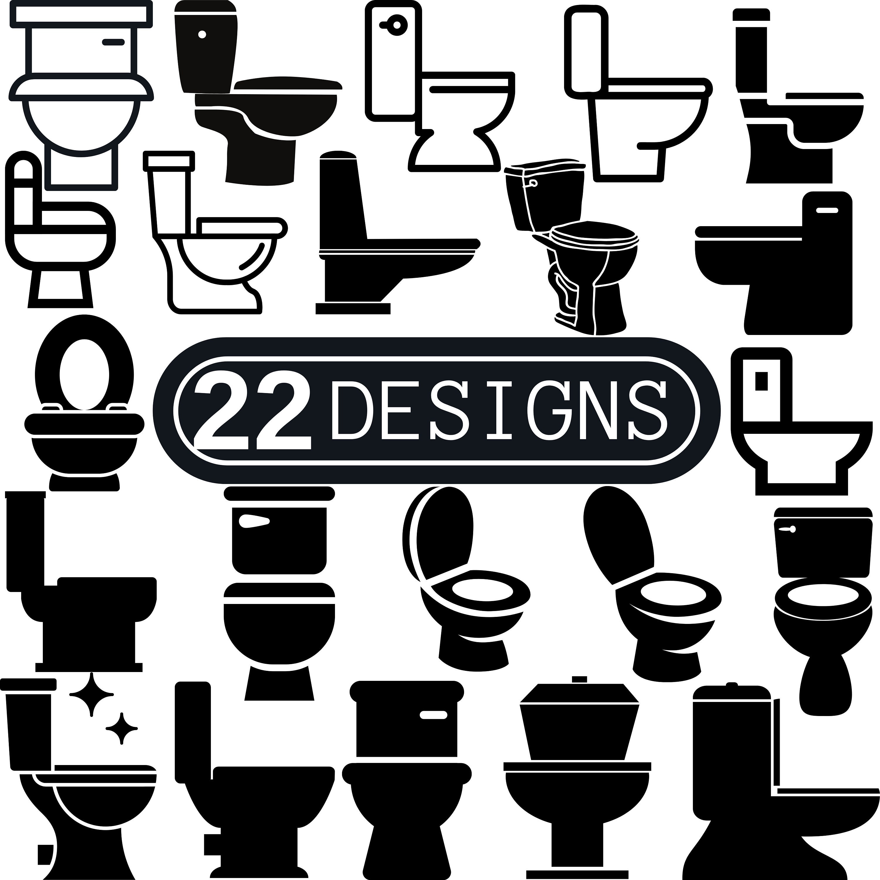 Toilet Seat SVG Toilet Paper Clipart Sitting on a Toilet - Etsy