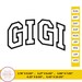 Gigi Applique Embroidery Designs, Machine Embroidery, Grandma ...