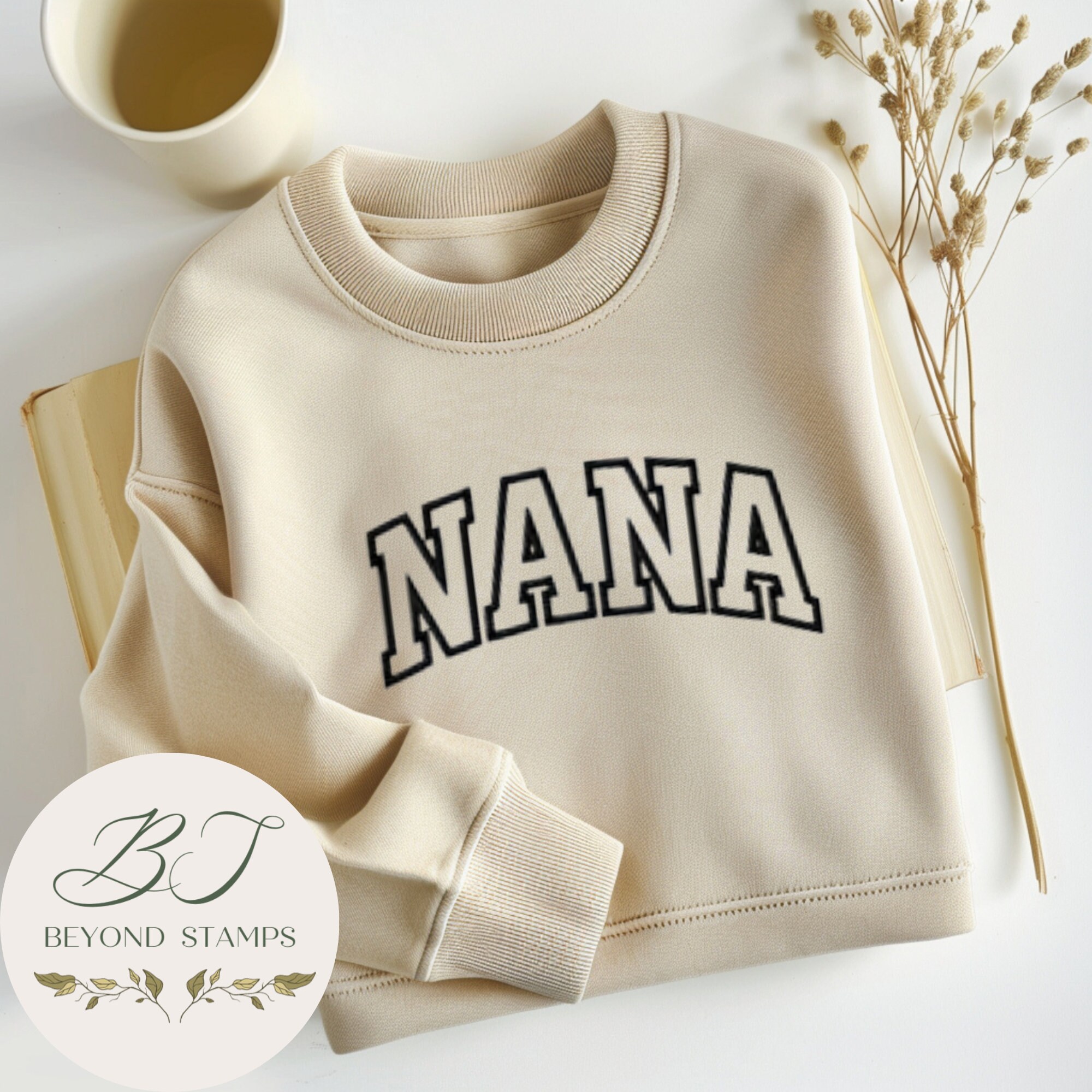NANA Applique Embroidery Design, Machine Embroidery, Mothers Day Gift ...