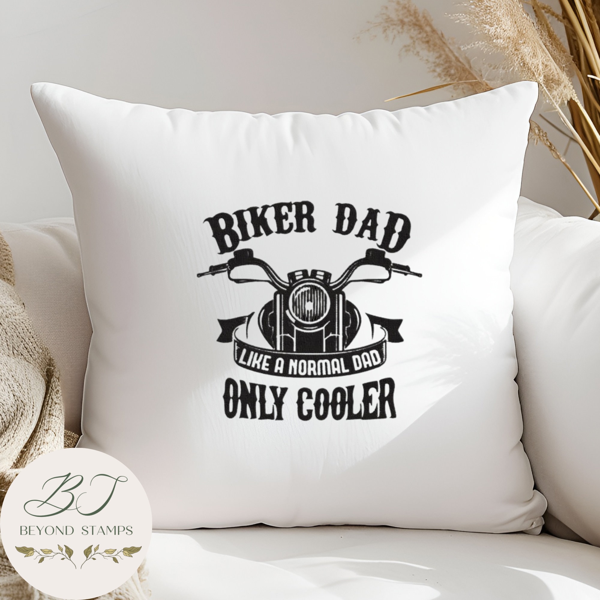 Cool Biker Dad Machine Embroidery Designs, Cool Dad Fathers Day Gift, Motorcyclist Dad, Motor ...