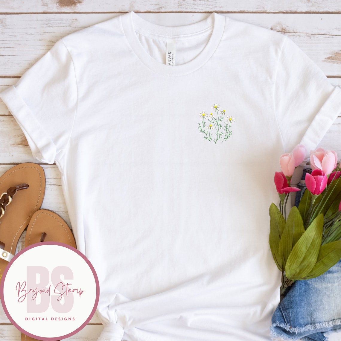 Daisy Embroidery Design Machine Embroidery Designs, Wildflowers ...