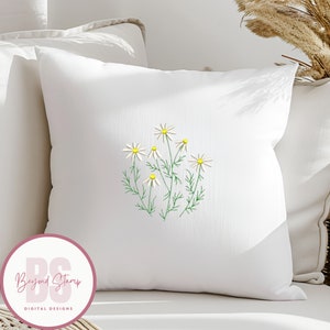Daisy Embroidery Design Machine Embroidery Designs, Wildflowers ...