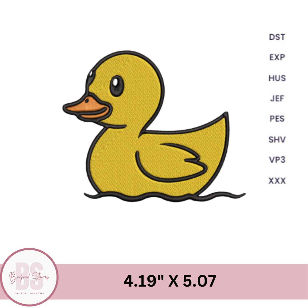 Baby Duck , Cute Embroidery Design for Babies, Machine Embroidery ...