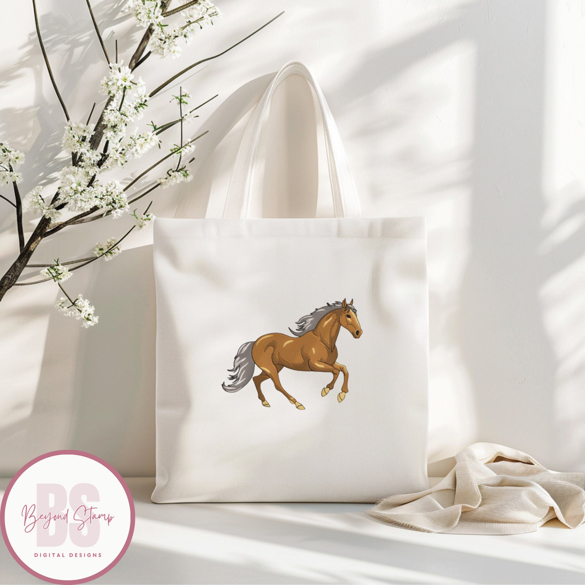 Horse Embroidery Design, Horse Machine Embroidery, Running Horse, Pes ...