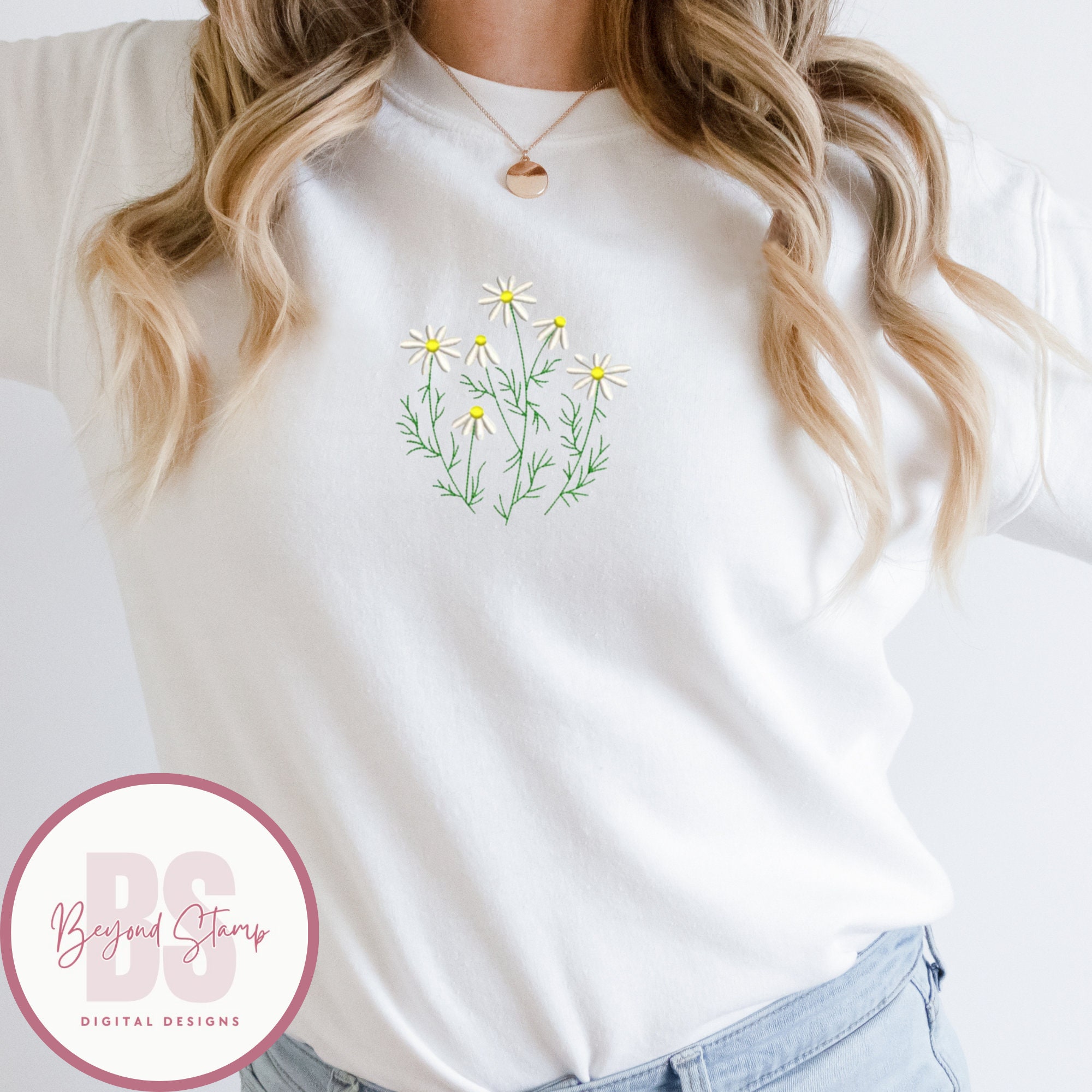 Daisy Embroidery Design Machine Embroidery Designs, Wildflowers ...