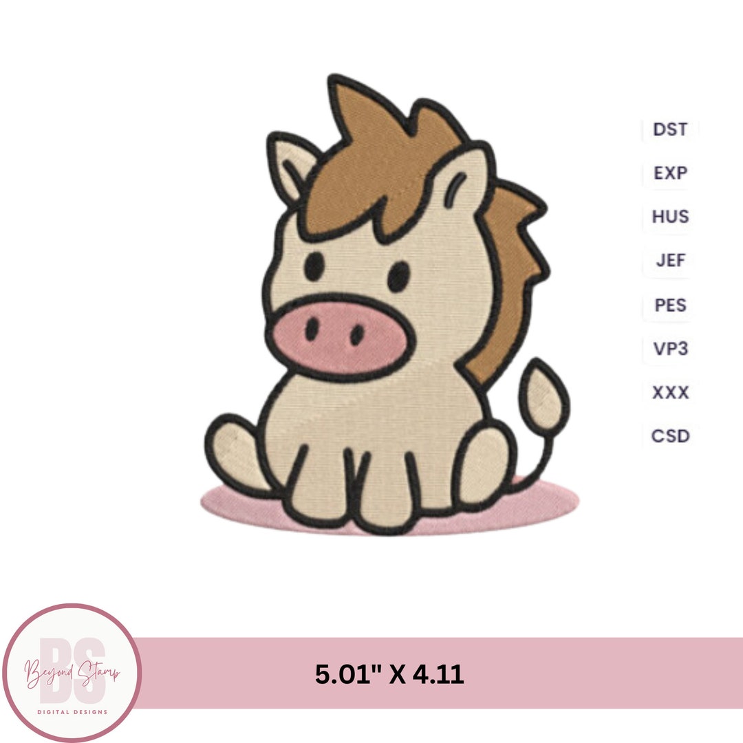 Kid Horse Embroidery Design, Pes Embroidery Designs Horse ,horses ...