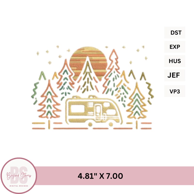 Embroidery Camping - Etsy