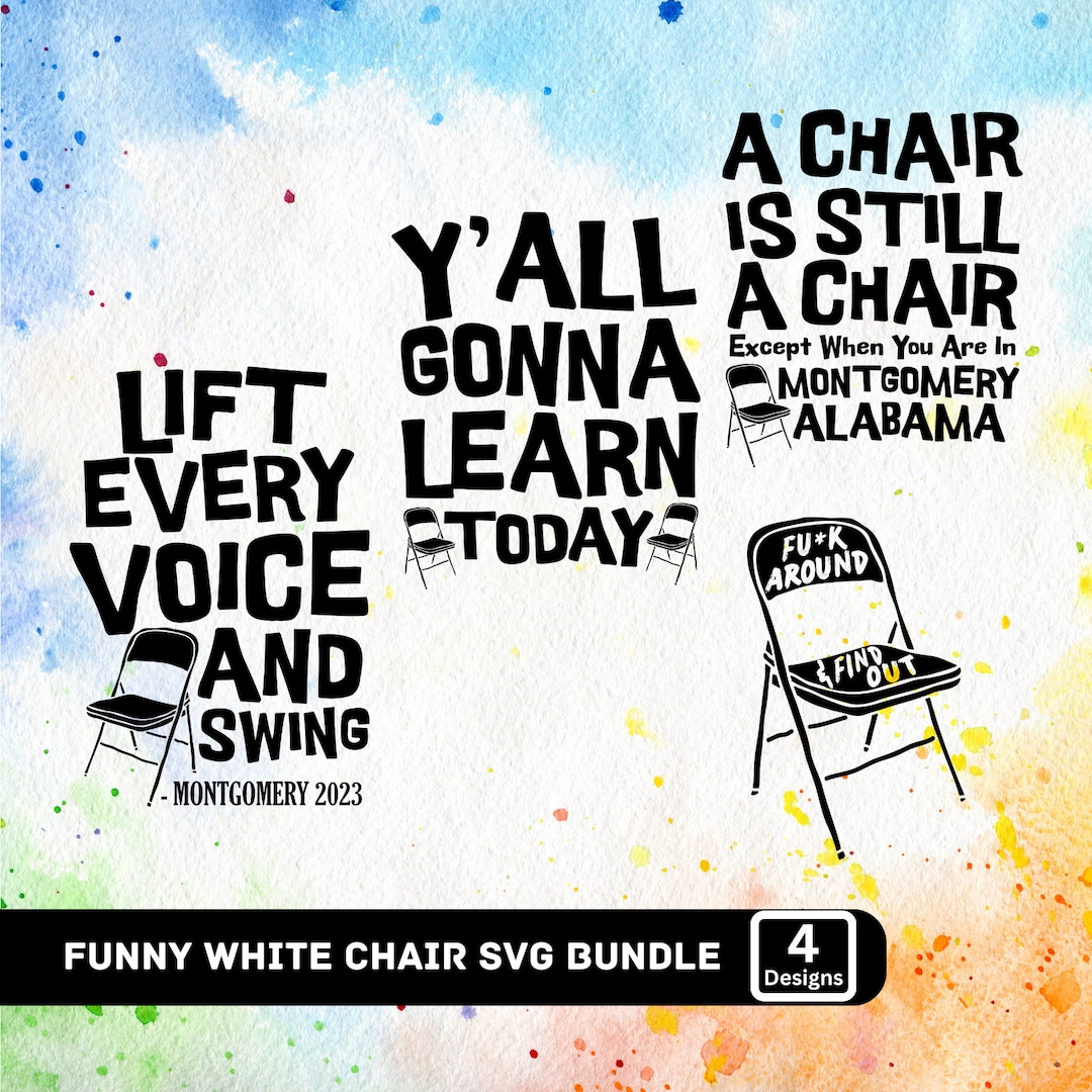 Montgomery Alabama Riverfront Boat White Folding Chair Funny Brawl ...