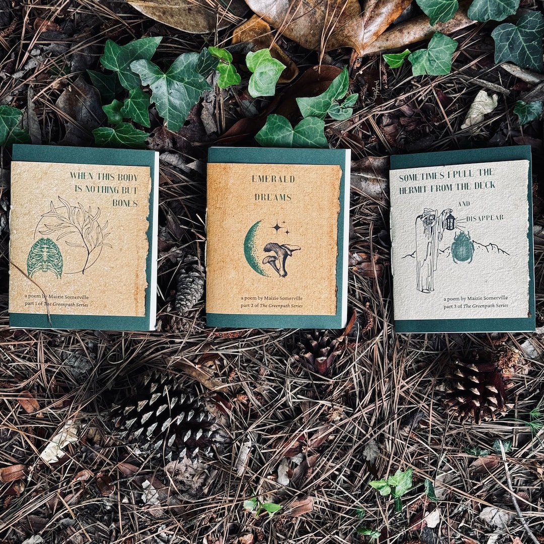 The Greenpath Series — Nature Mystic Poetry, Micro-chapbook Series - Etsy
