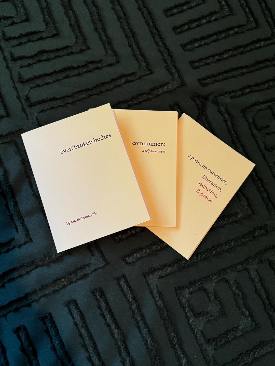 Erotic Poetry Collection — Three Micro-chapbook Poems - Etsy