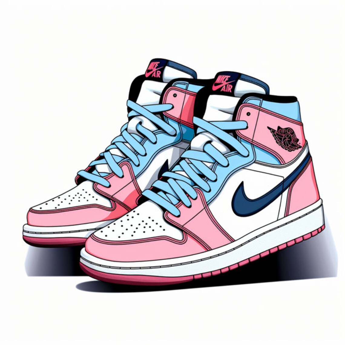 Pack of 9 Cute Air Jordan Matte Stickers - Etsy