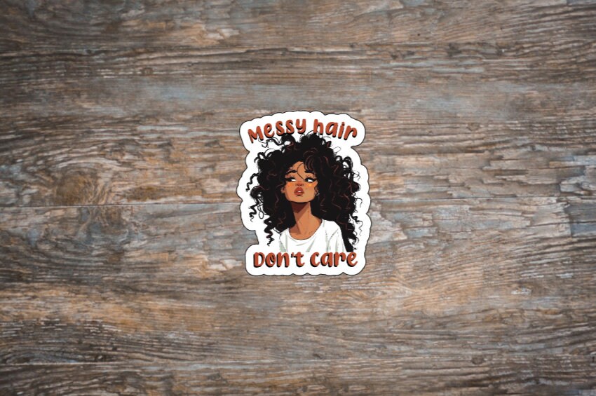 Pack of 8 Baddie Black Girl Matte Stickers - Etsy