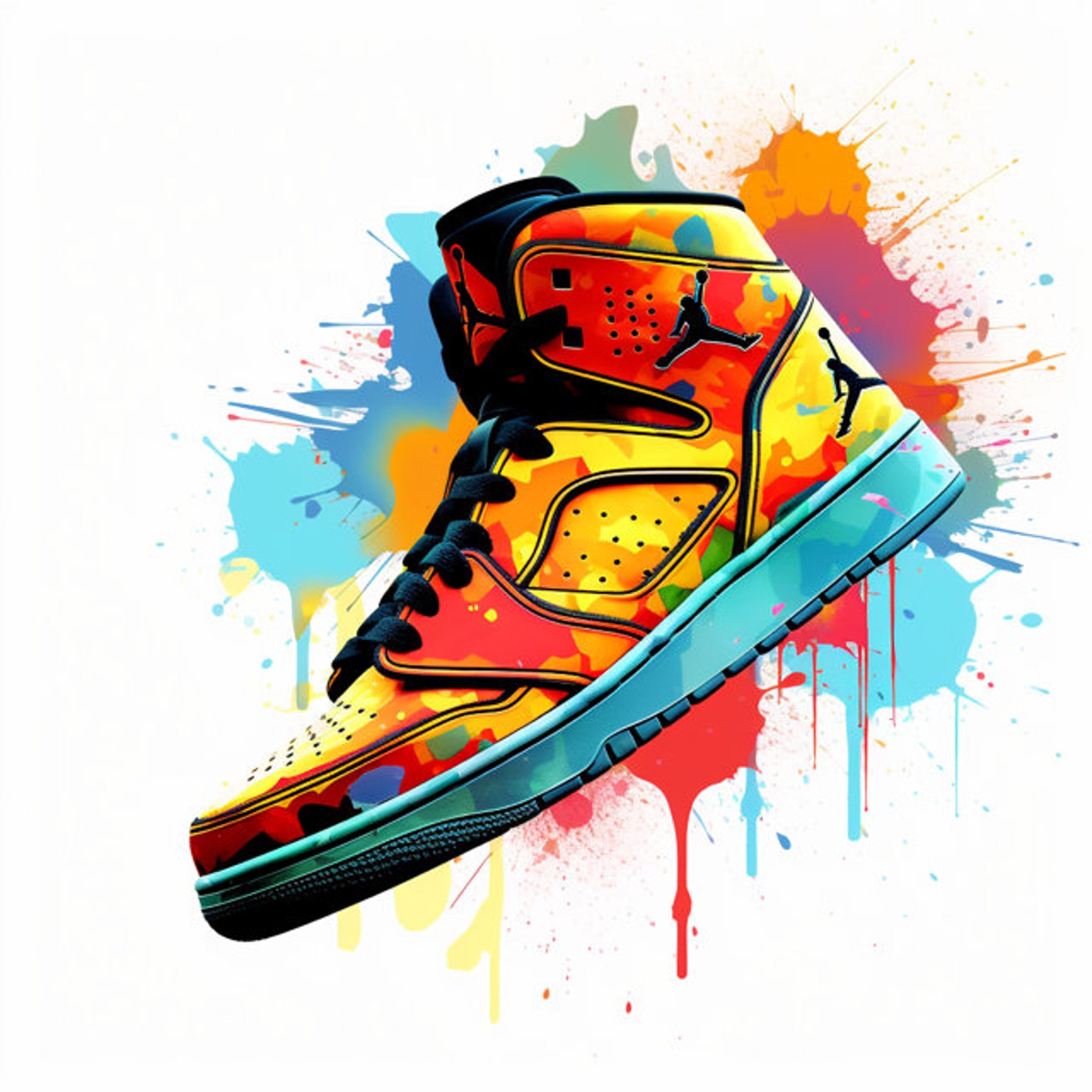 Pack of 9 Cute Air Jordan Matte Stickers - Etsy