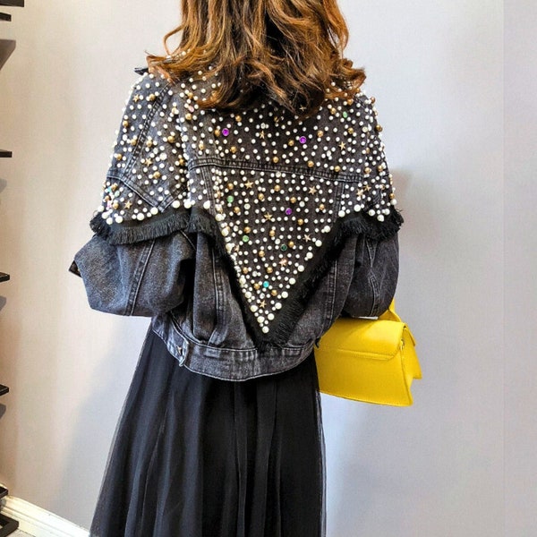 Beaded Jackets - Etsy