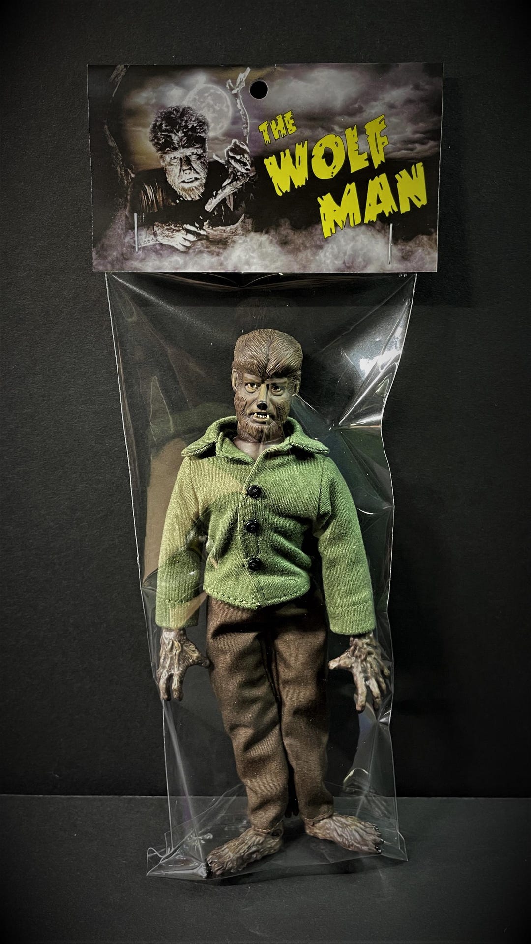 The Wolf Man 8 Inch Custom Action Figure Lon Chaney Jr Wolfman ...