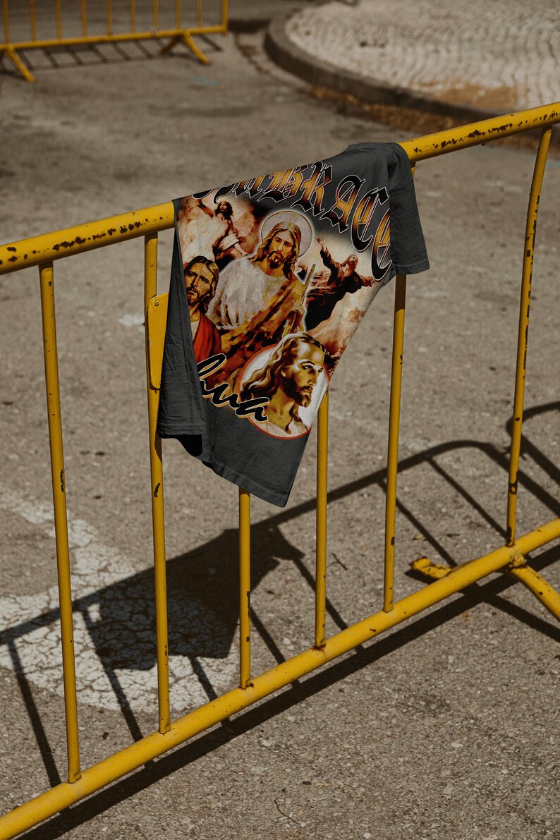 Urban Christian Streetwear Shirt Embrace Yeshua, Jesus Graphics, Modern ...