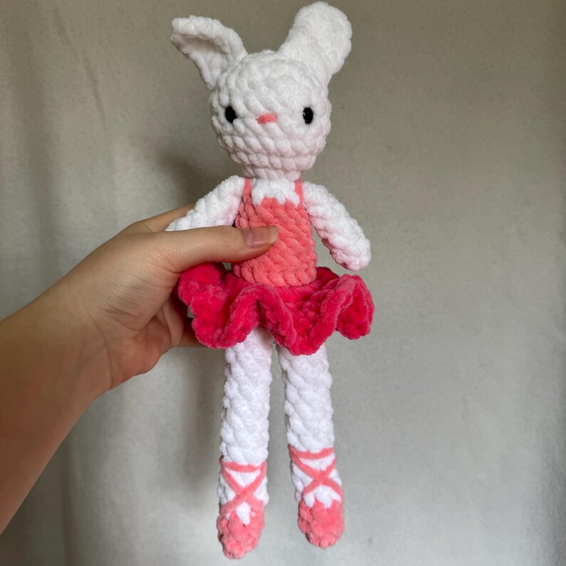 Ballet Bunny Girls, Crochet Ballerina Bunnies, Handmade Animal Dolls ...