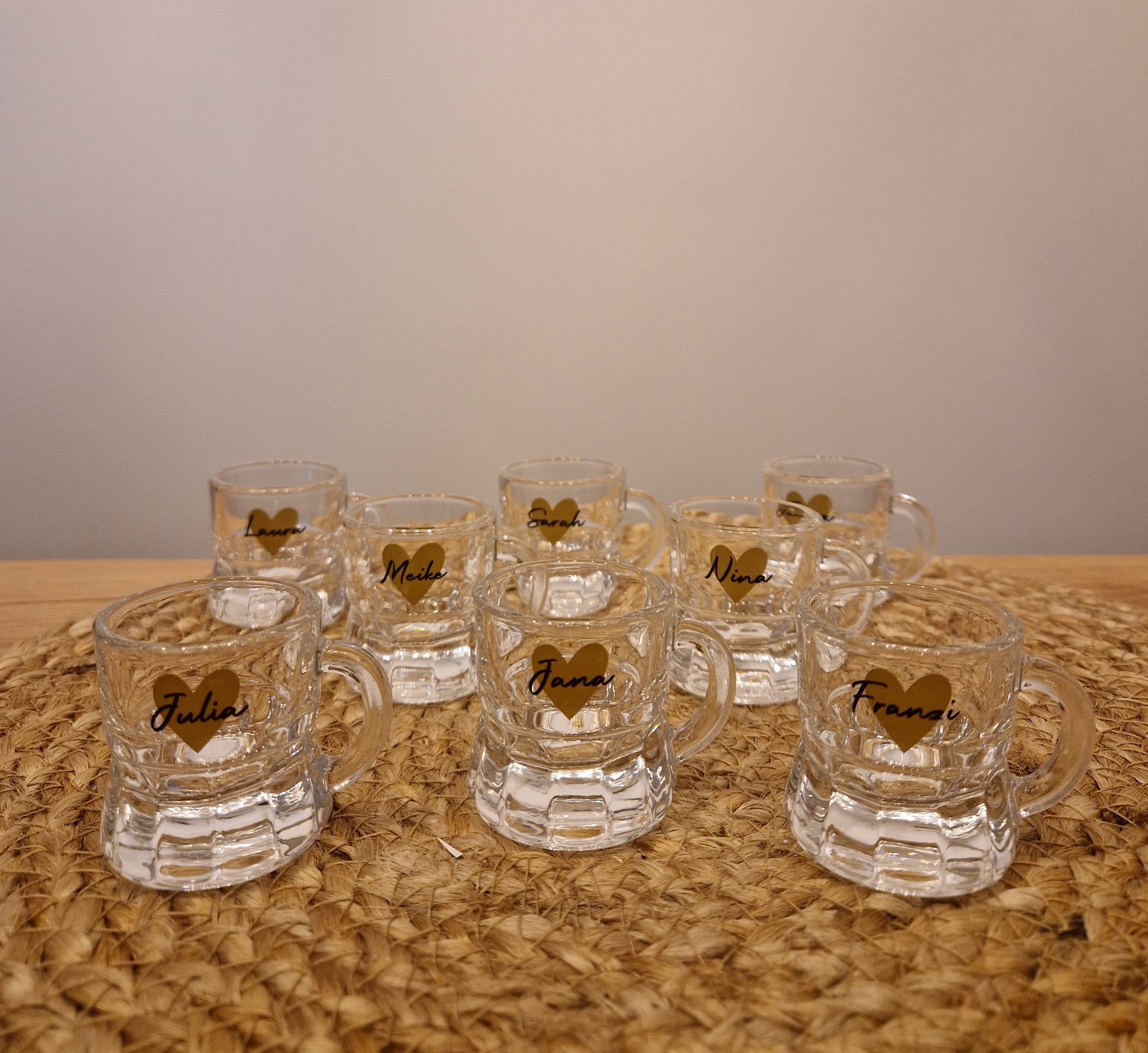 Schnapsglas mit Namen, Personalisiertes Schnapsglas, Schnapspinnchen ...