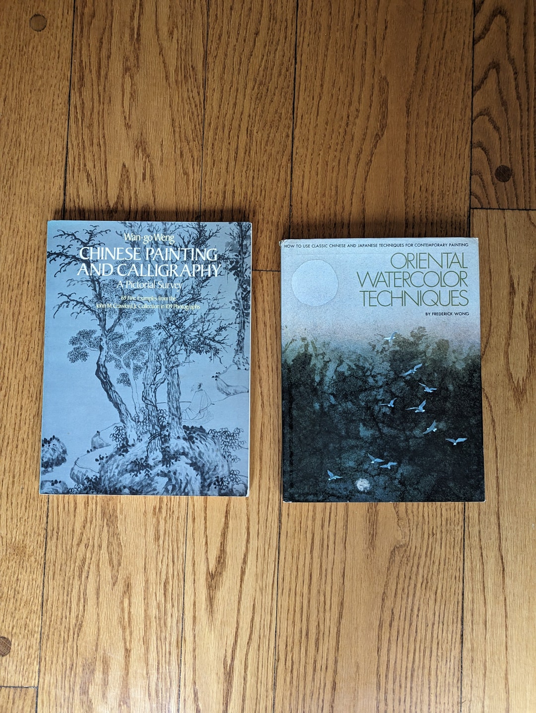 Vintage Set of 2 Books, Oriental Watercolor Techniques by Frederick ...