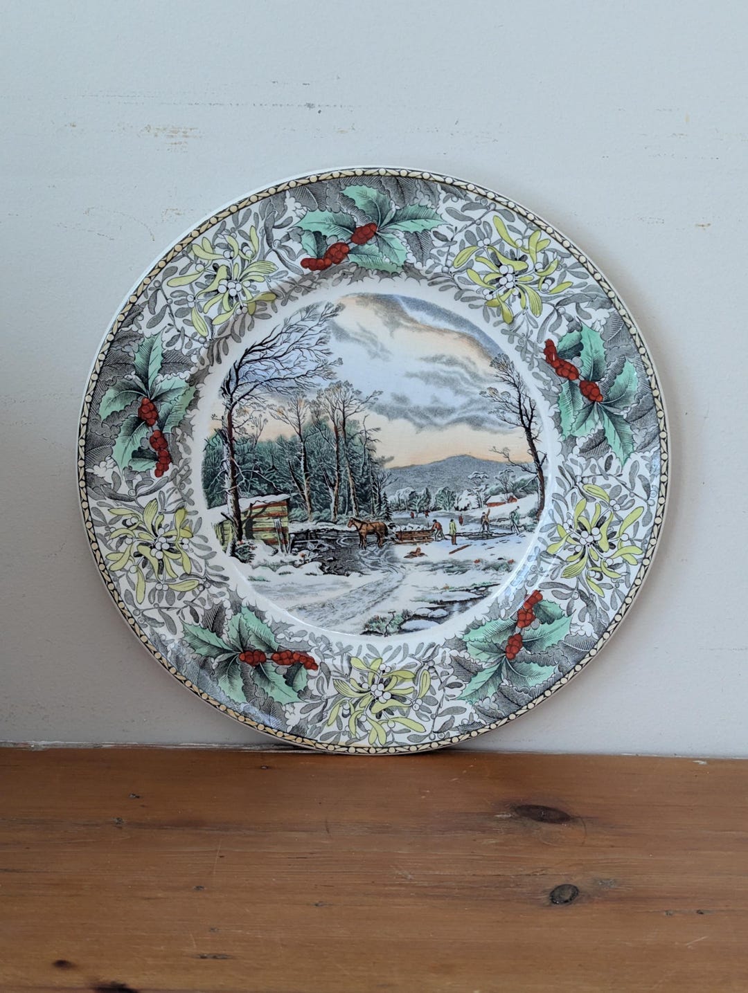 Adams Winter Scene-winter in the Country- Edition Number One, Holly ...