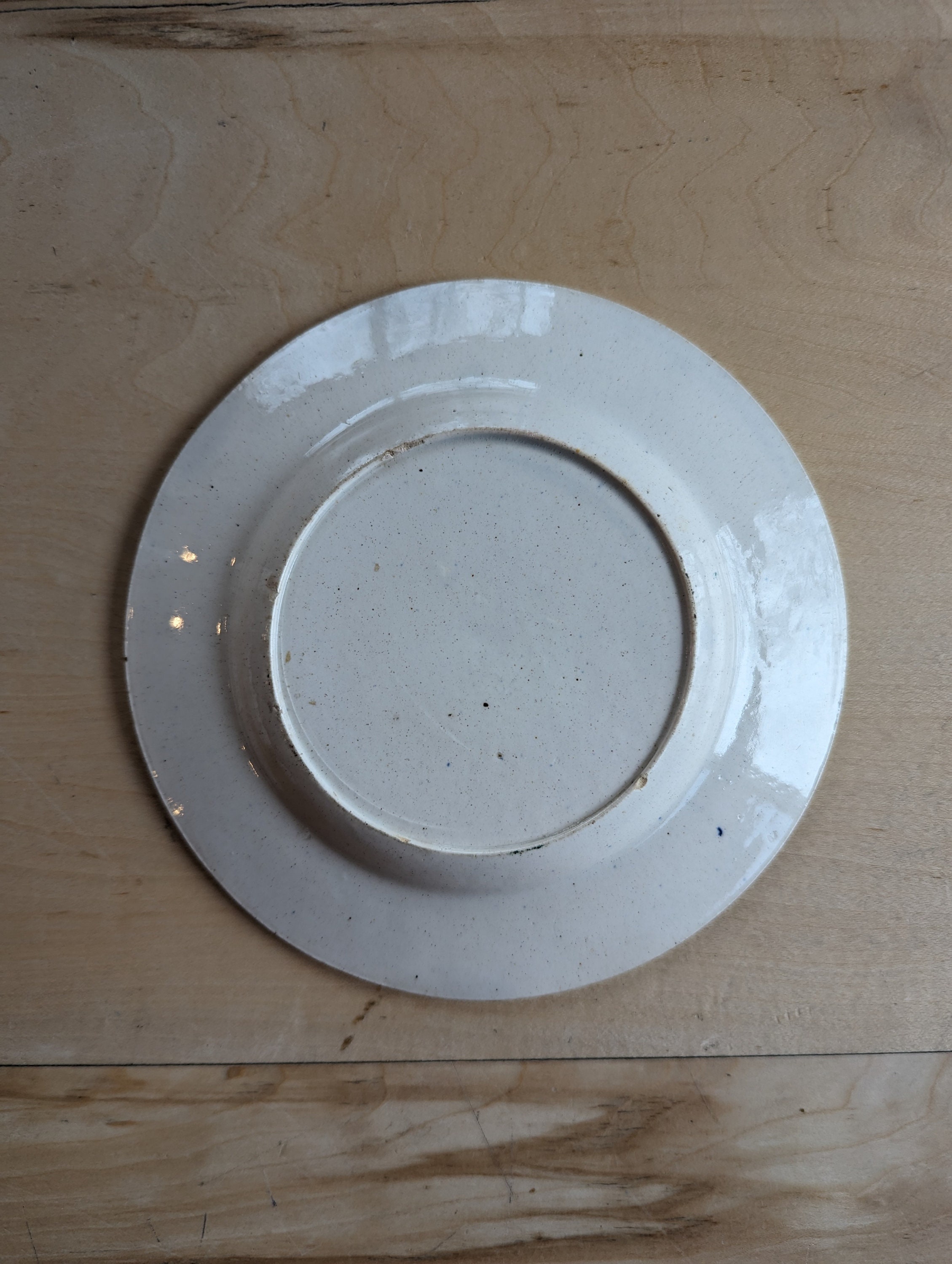 Antique Victorian Plate Hunting Scene, 19th Century English Child's ...