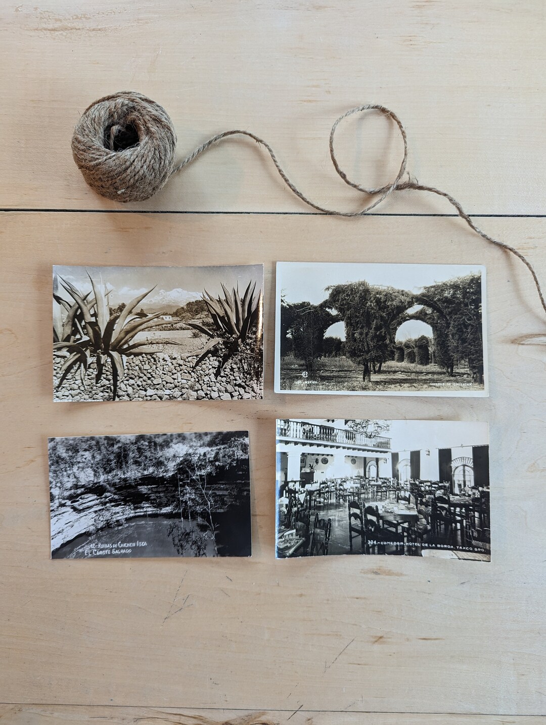 Antique Original Postcards From Mexico, Real Photo Postcards Lot of 4 ...
