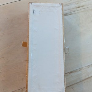 Quilted Vintage Glove Box, Quilted Sating Peach Rectangular Storage Box ...