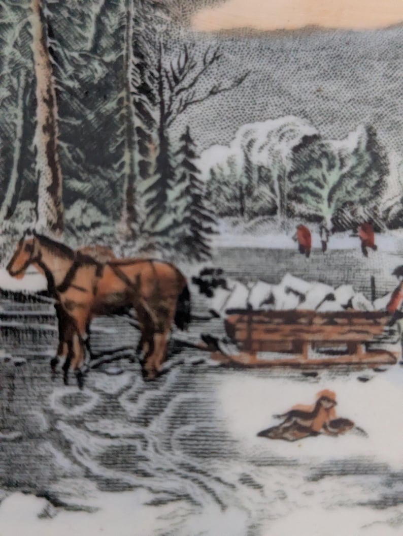 Adams Winter Scene-winter in the Country- Edition Number One, Holly ...