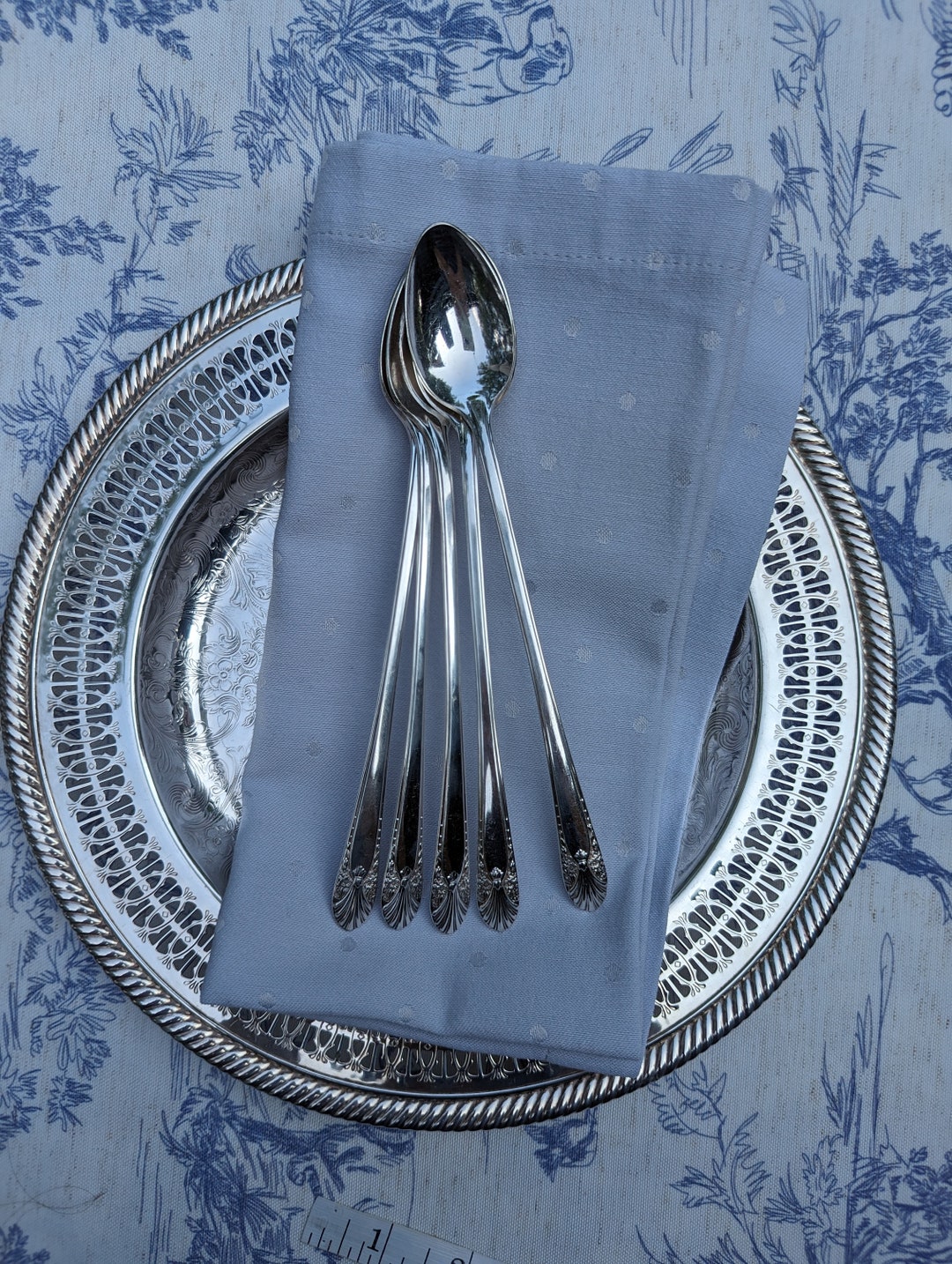 Radiance by Crown Silverplate Vintage Silver Plate Ice Tea Spoons Set ...