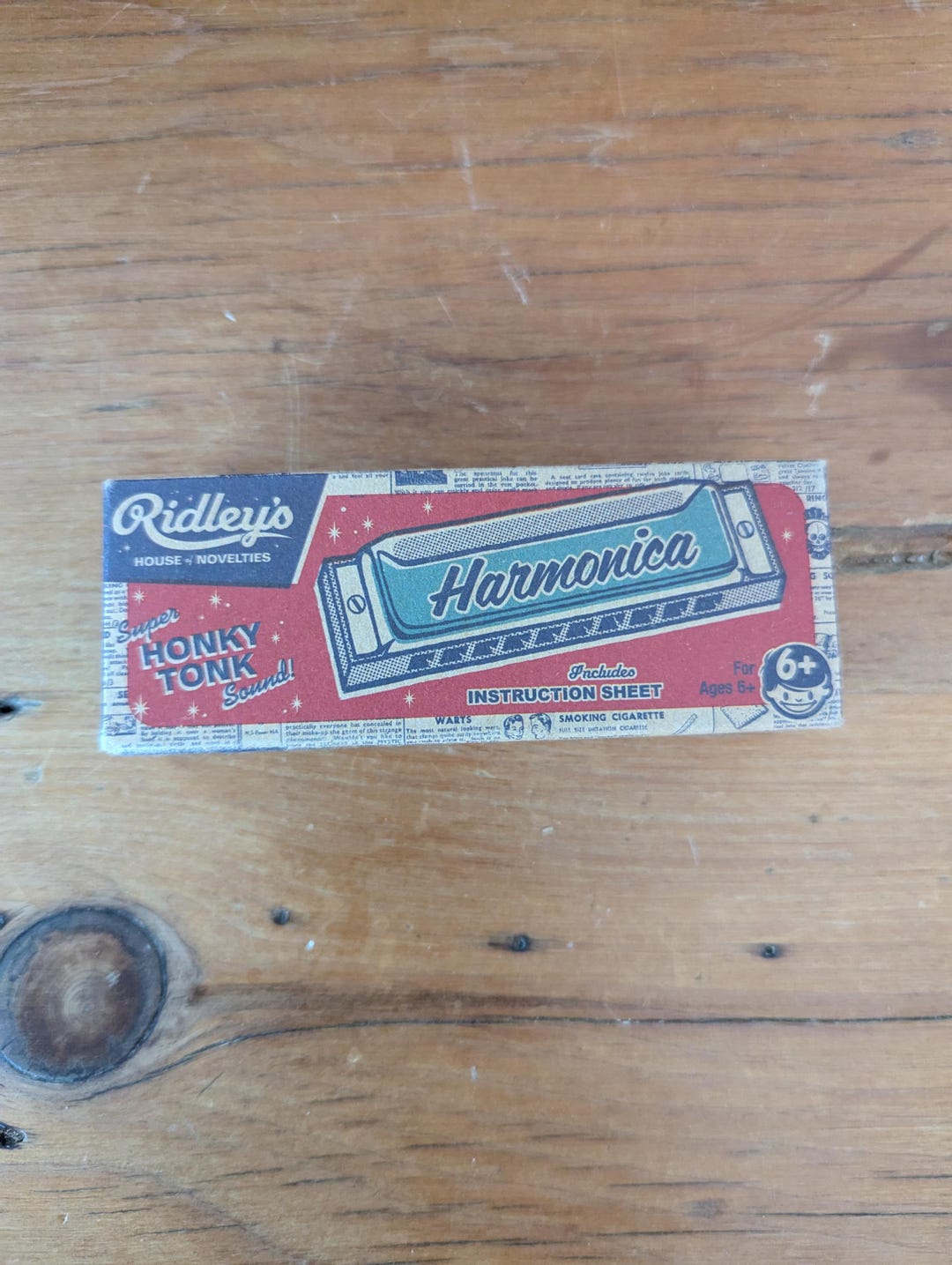 Vintage Retro Toys Ridley's House of Novelties Harmonica NIB, New Old ...