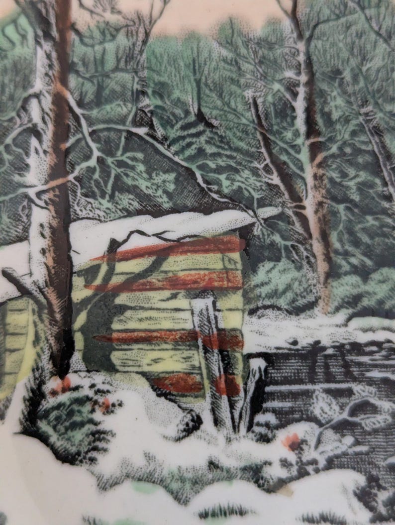 Adams Winter Scene-winter in the Country- Edition Number One, Holly ...