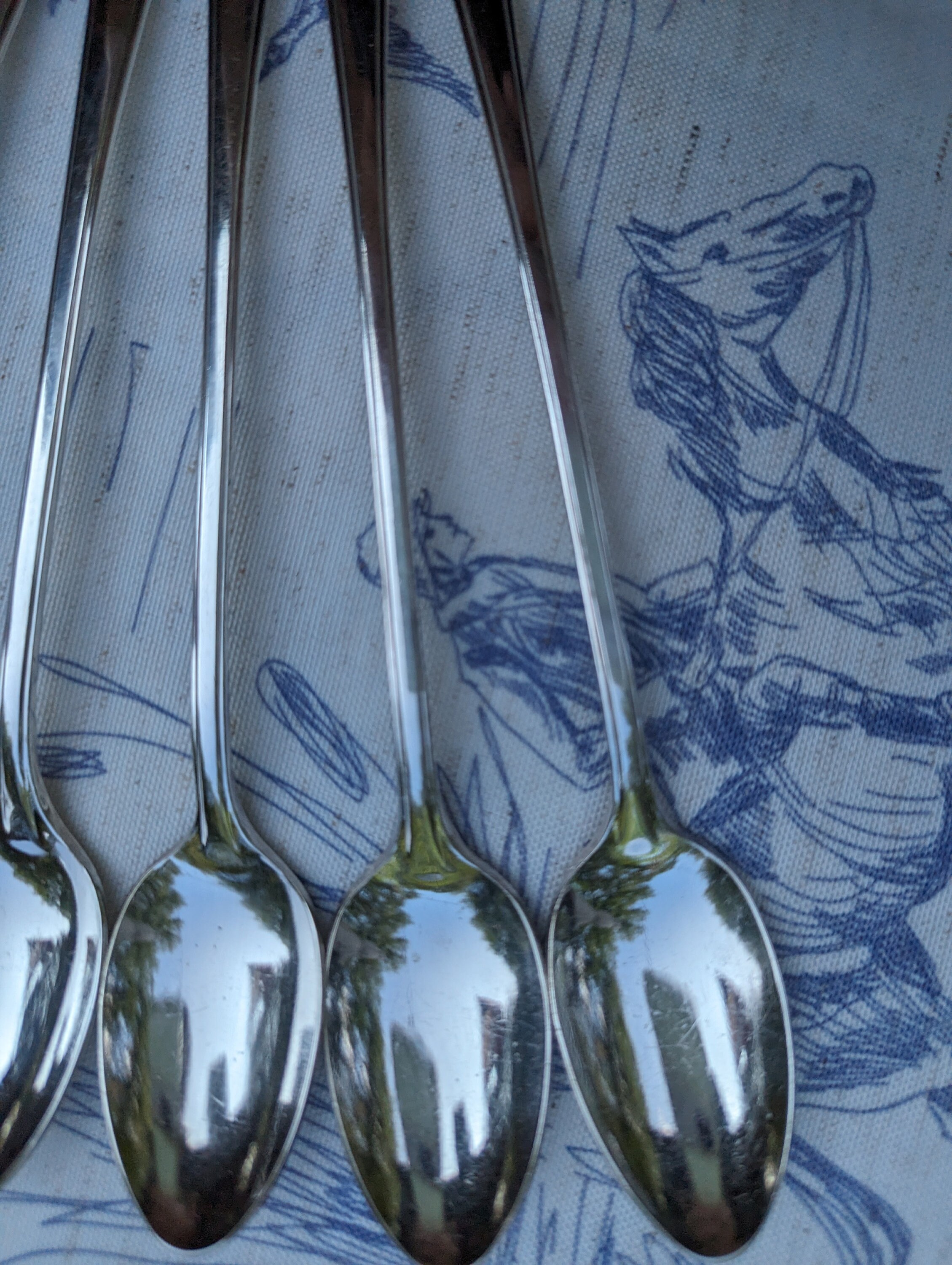 Radiance by Crown Silverplate Vintage Silver Plate Ice Tea Spoons Set ...