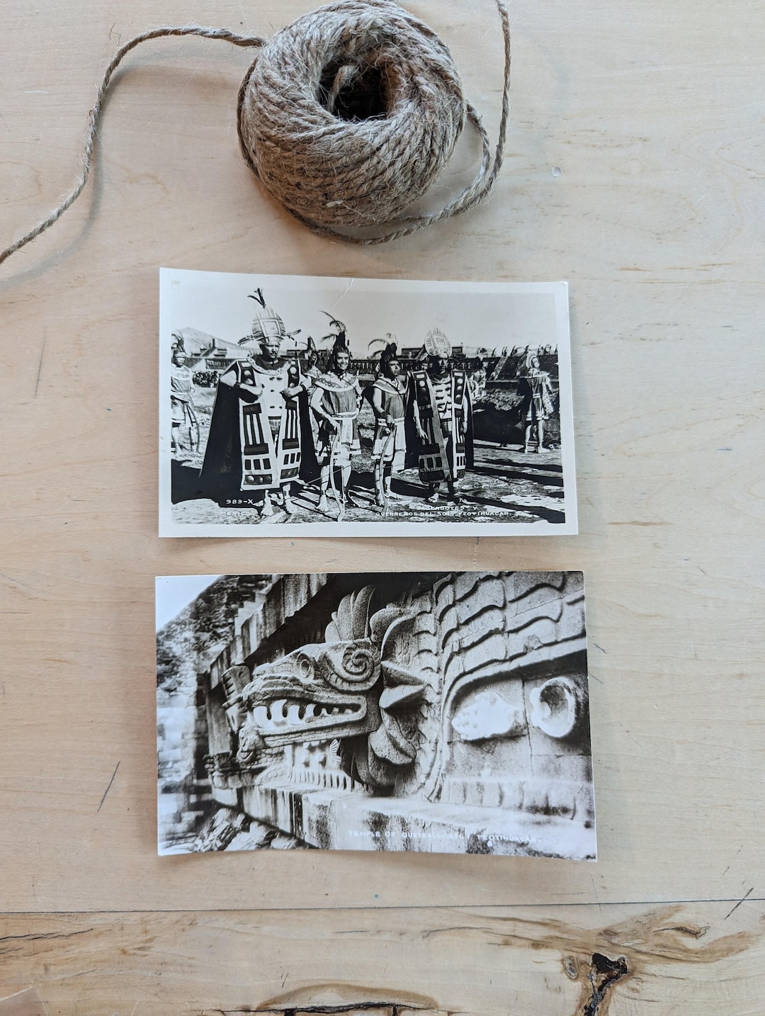 Vintage Postcards From Mexico Templo De Quetzalcóatl Vintage Original ...