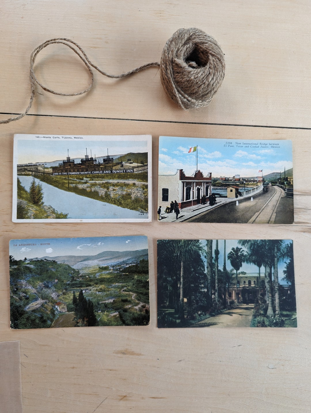 Antique Postcards Mexico, Tijuana Vintage Post Card, Sunset Inn Monte ...