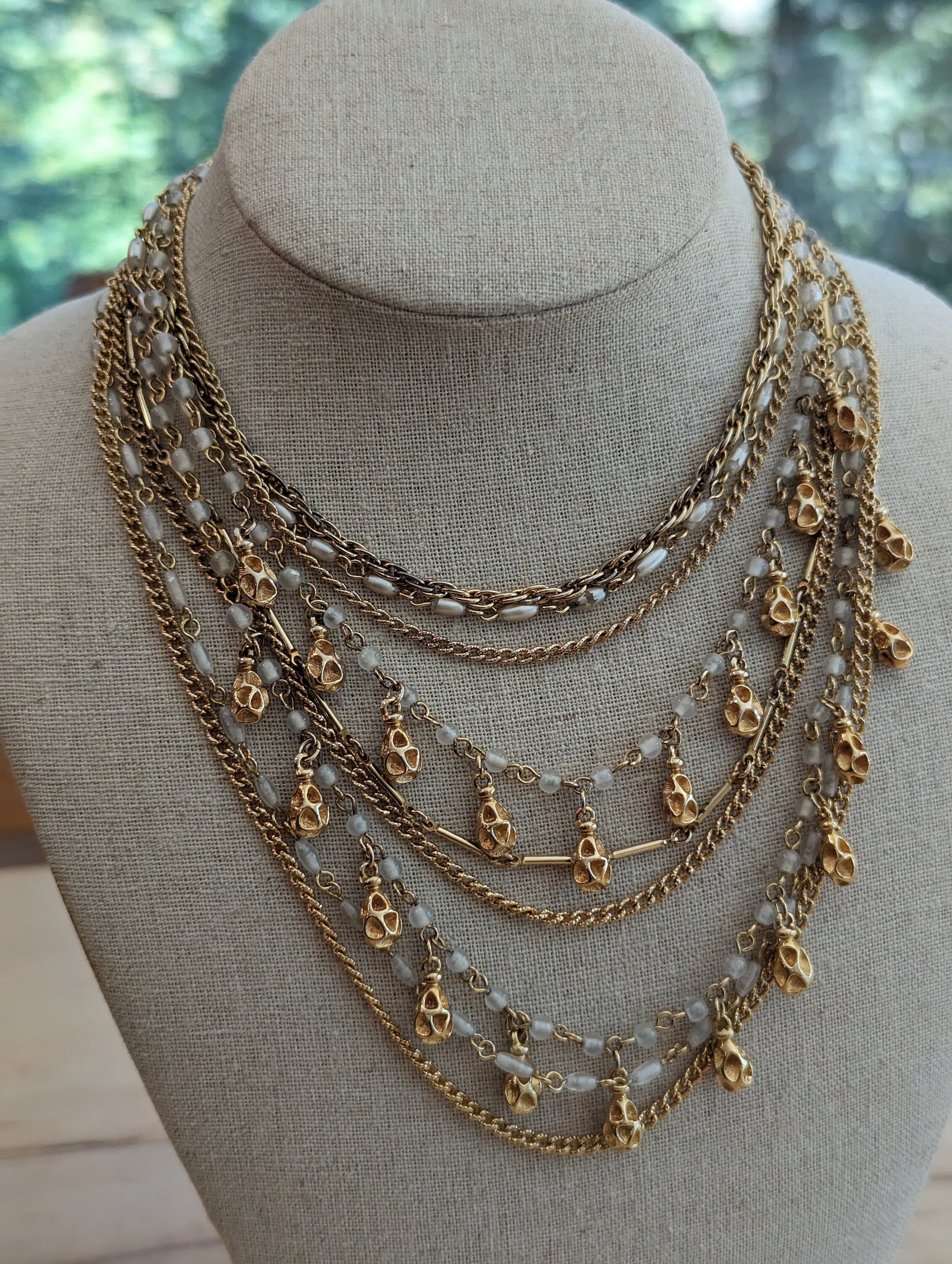 Mid-century Vintage Kramer Gold Tone Layered Statement - Etsy