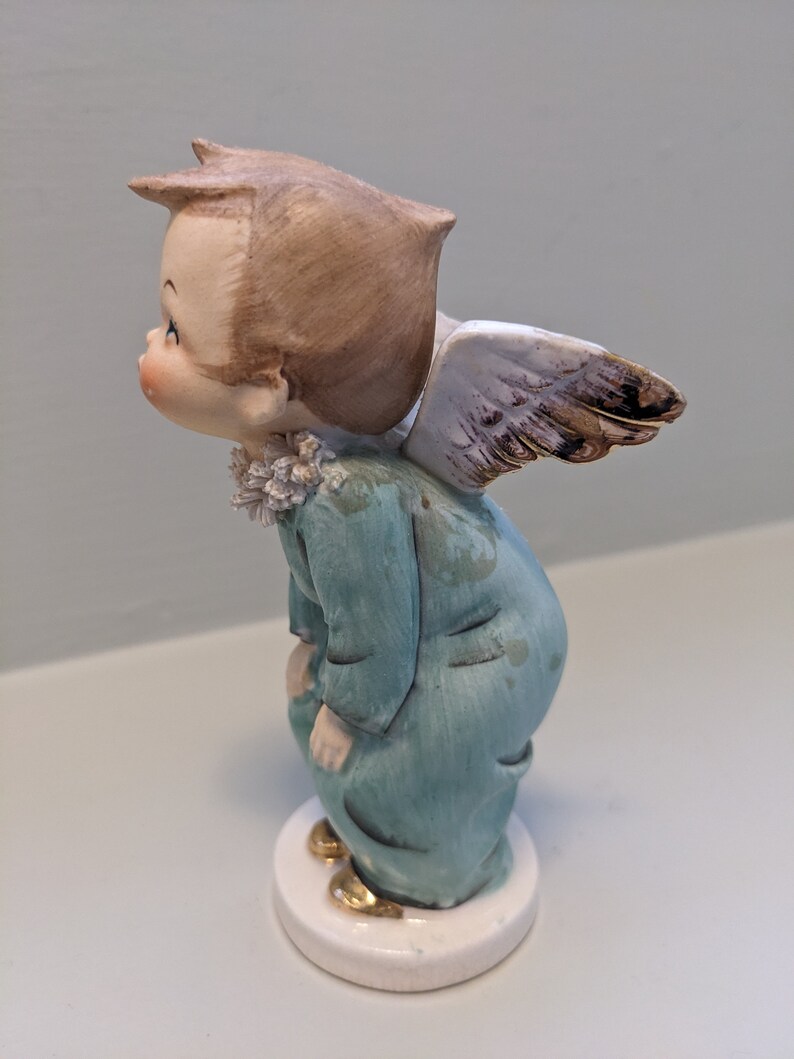 Rare Vintage Napco Kissing Angel Boy Figurine S395E - Etsy