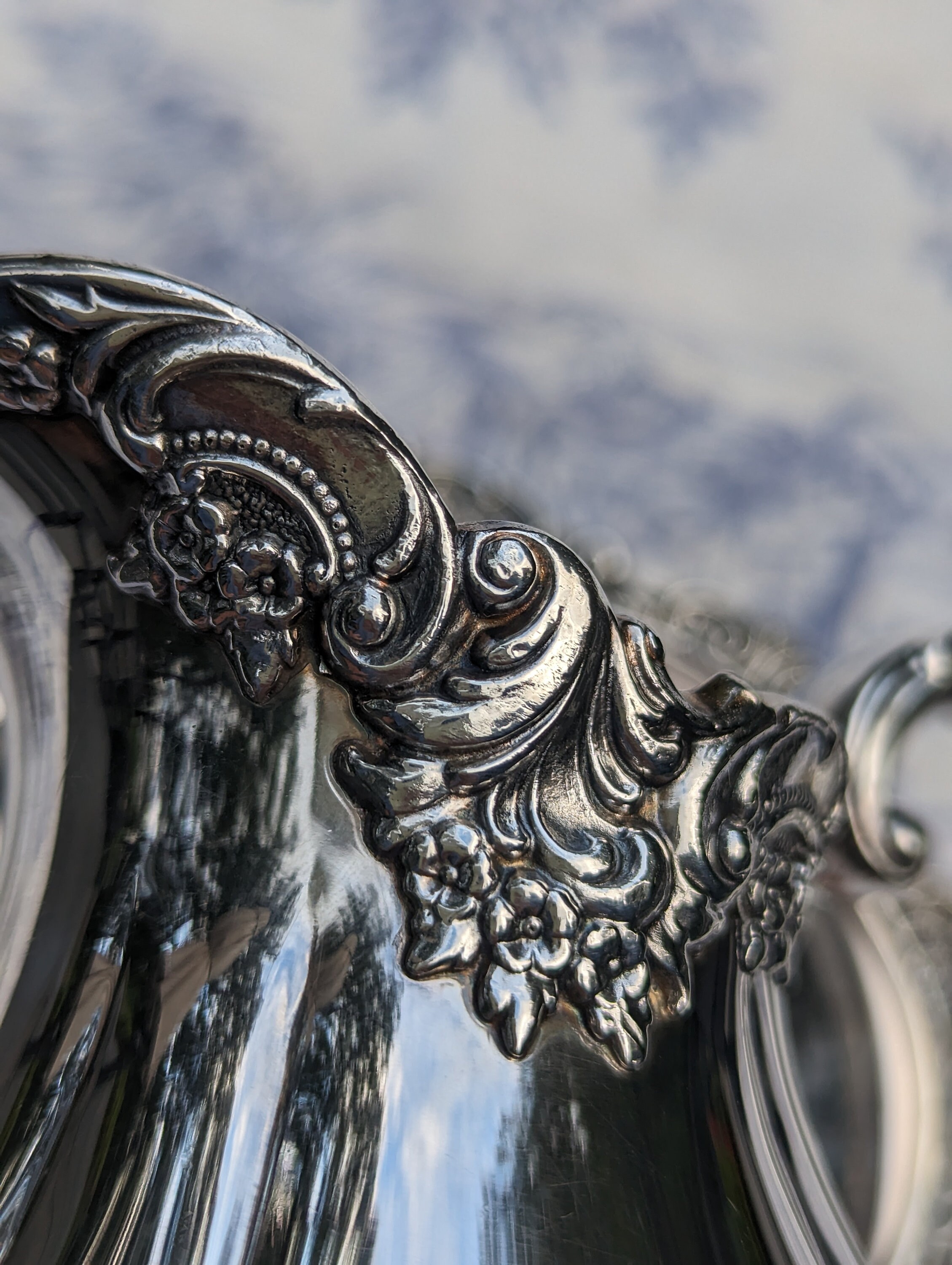 Vintage Silver Plated Baroque by Wallace Creamer, Ornate Silverplate ...