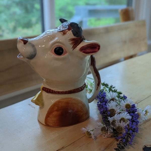 Cow Creamer Pitcher - Etsy